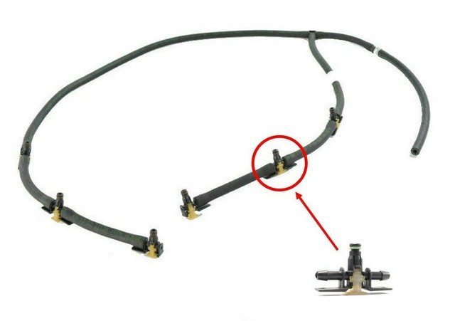 Fuel Injection Fuel Return Pipe-HFE, VIN: M Mopar 68229388AA for sale ...