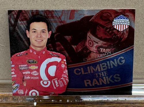 KYLE LARSON #CR-2 2014 PRESS PASS RACING AMERICAN THUNDER TRADING CARD ...