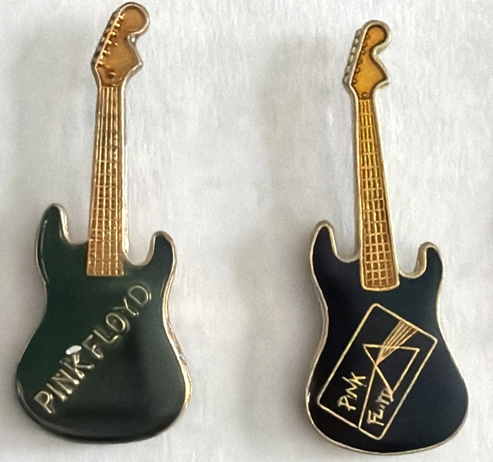 Collectors Lot 33 Vtg. 1980’s Enamel Guitar Lapel Pins Beatles Pink ...