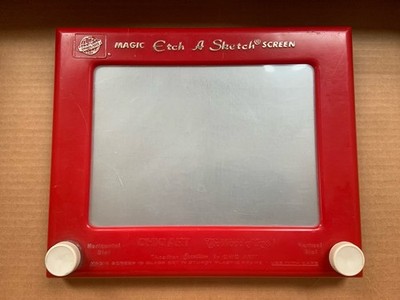 Vintage Original Ohio Art #505 Etch A Sketch Magic Screen Toy Red ...