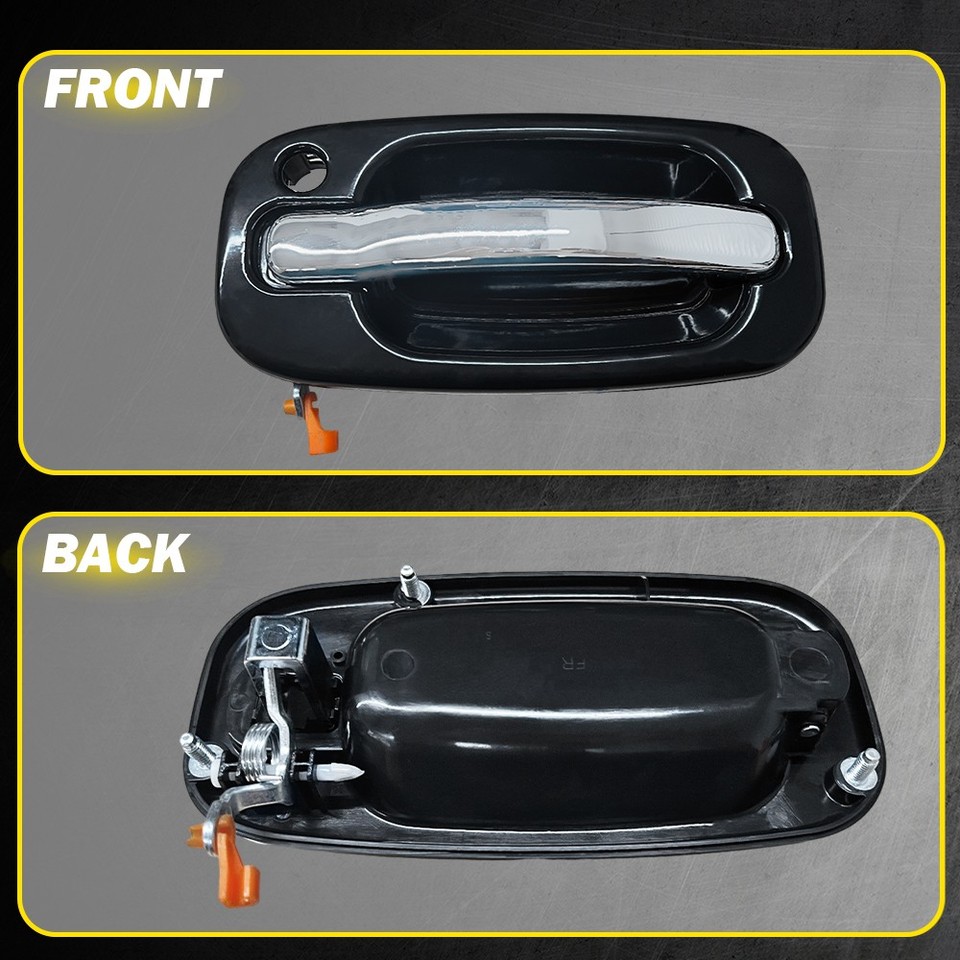 2x Front Passenger Driver Side Door Exterior Handle For 99-07 Silverado ...