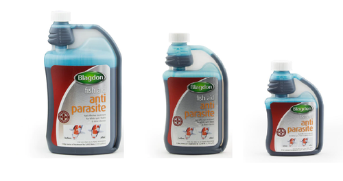 Blagdon Anti Parasite Garden Fish Pond White Spot Fluke Slime Disease ...