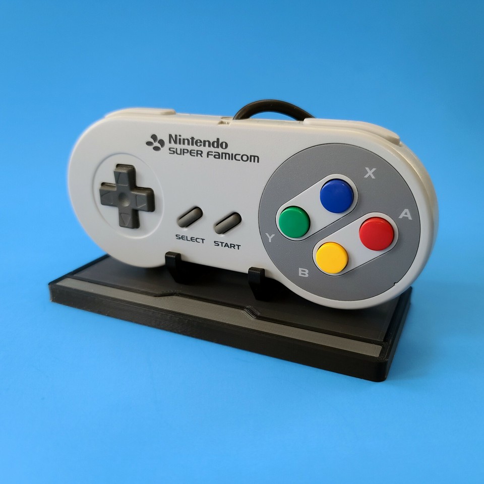 Display Stand for Original SNES Controllers / Custom 3D Printed / Super ...