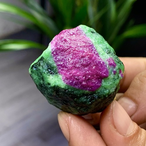 68G Natural green Ruby zoisite (anylite) crystal Wand Obelisk Point Healing | eBay