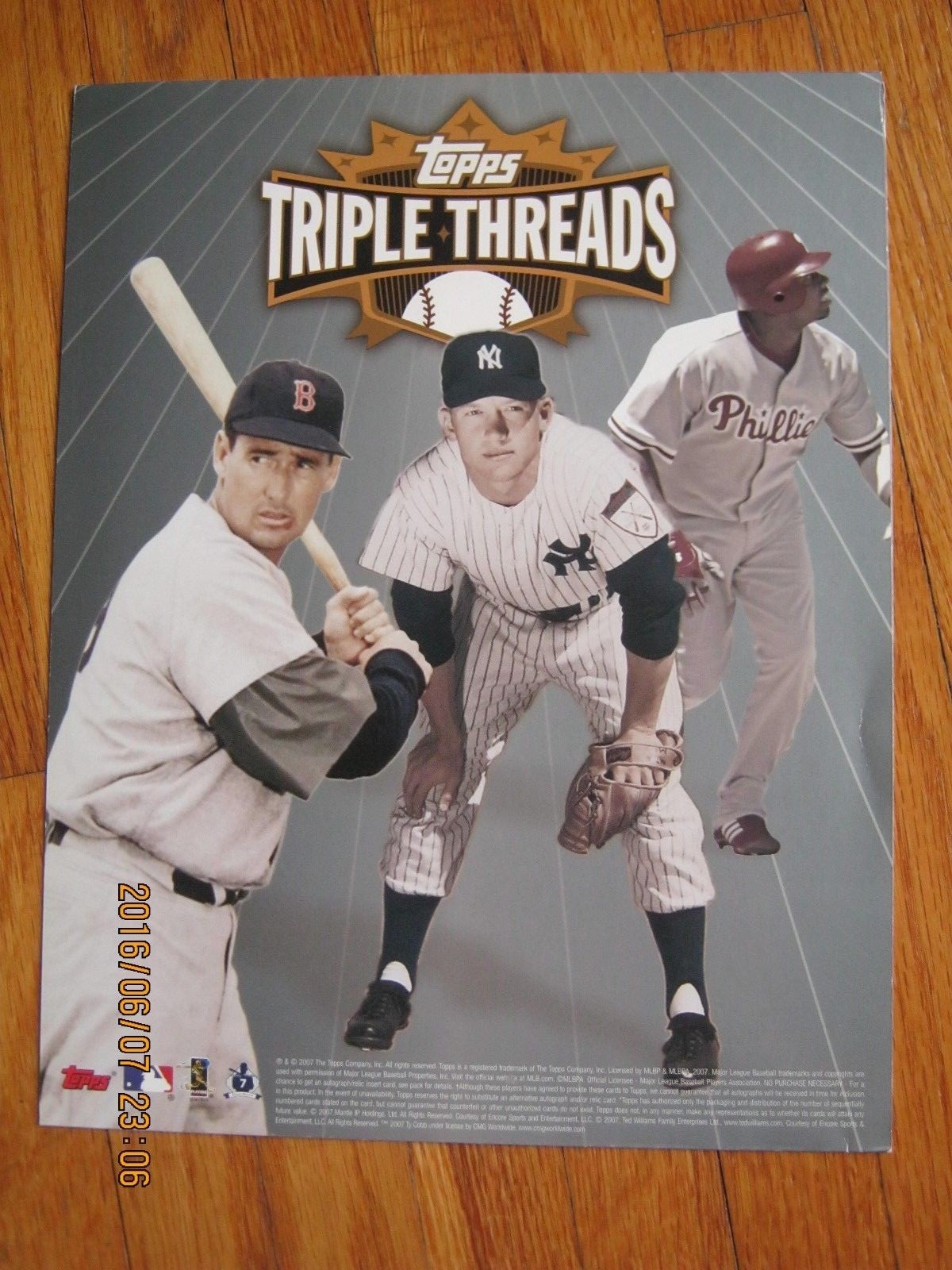 Promo Booklet - Topps Triple Threads 2007 - Mickey Mantle Roberto ...