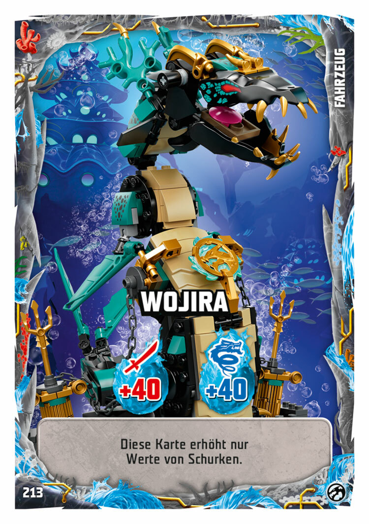 LEGO Ninjago Serie 7 Nr.213 - Wojira - Fahrzeugkarte | eBay