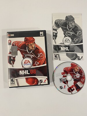 NHL 08 (PC DVD-ROM, 2007) with key code and manual. 14633153484| eBay