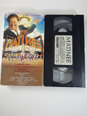 Matinee (VHS, 1997) John Goodman Movie Comedy Universal pictures Rare ...