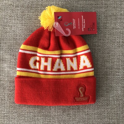 Boys FIFA World Cup Qatar 2022 Winter Hat Ghana One Size Fits All Pom ...