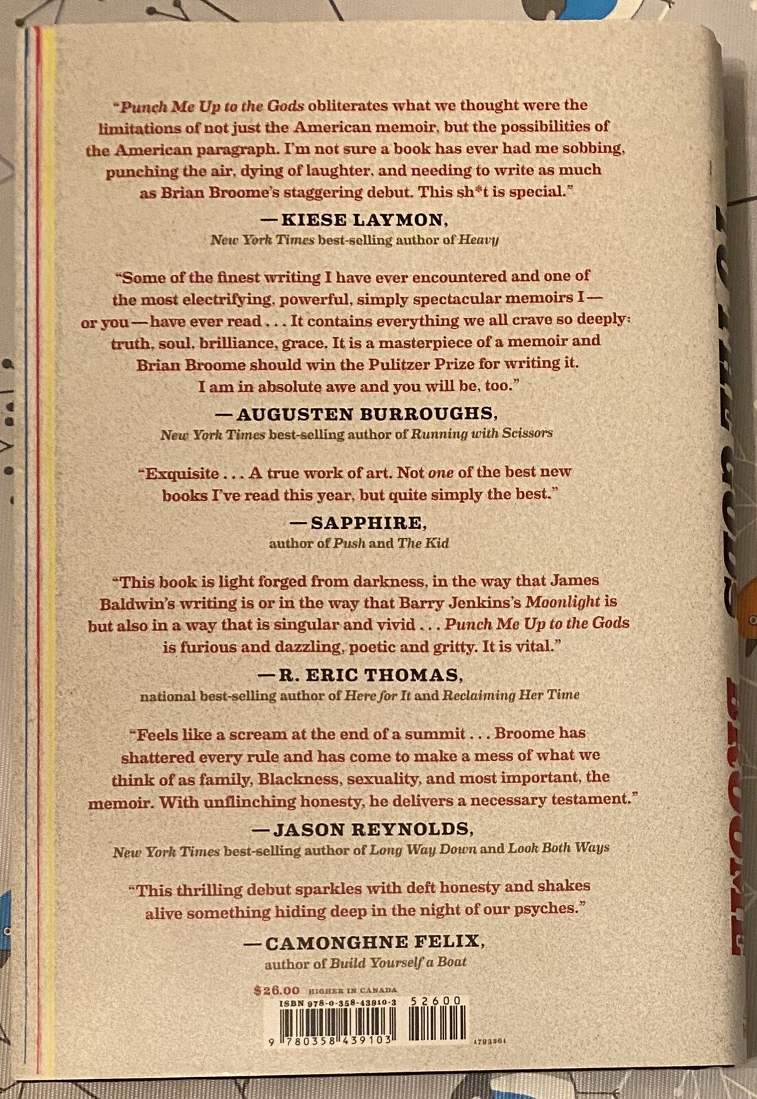 Punch Me up to the Gods : A Memoir by Brian Broome (2021, Hardcover) for sale online | eBay