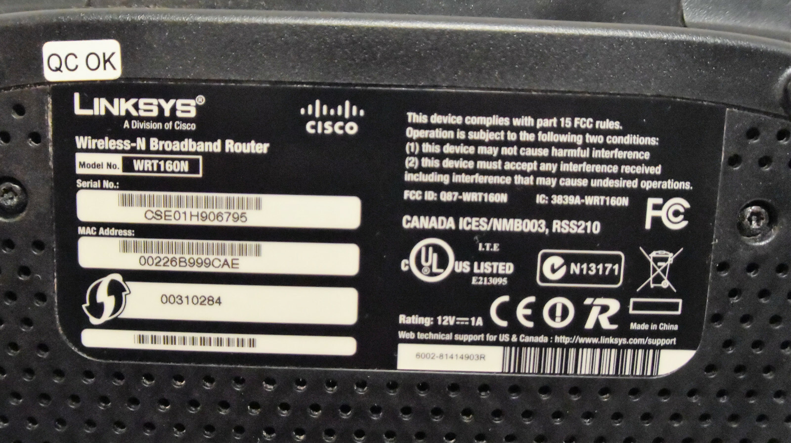 Linksys Cisco WRT160N Wireless N 4-port Broadband Router | eBay