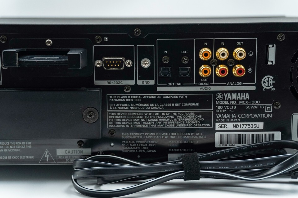 Yamaha MusicCAST MCX-1000, Store 100 CDs, CD Jukebox, CD Player ...