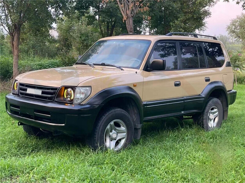 For Toyota Land Cruiser Prado LC90 FJ95 LJ95 Headlight ASSY+Cover ...