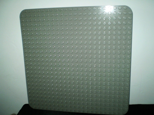 GRANDE PLAQUE DE BASE LEGO DUPLO SOUPLE GRISE 38,3 x 38,3 cm | eBay