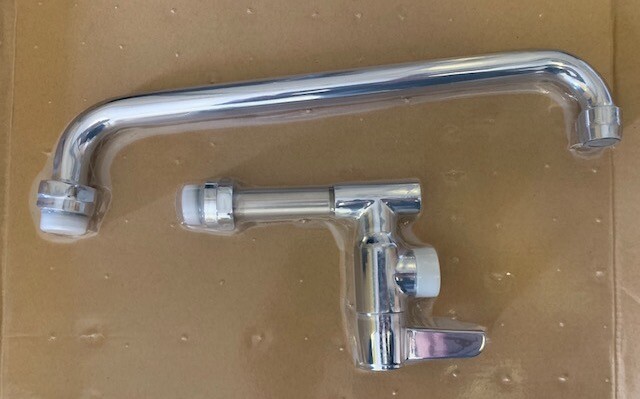 Davlex commercial pre rinse mixer tap trigger jet spray arm with pot ...