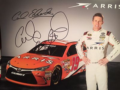 Carl Edwards autographed signed hero card Lot Of 2 Nascar HOF 2024 | eBay
