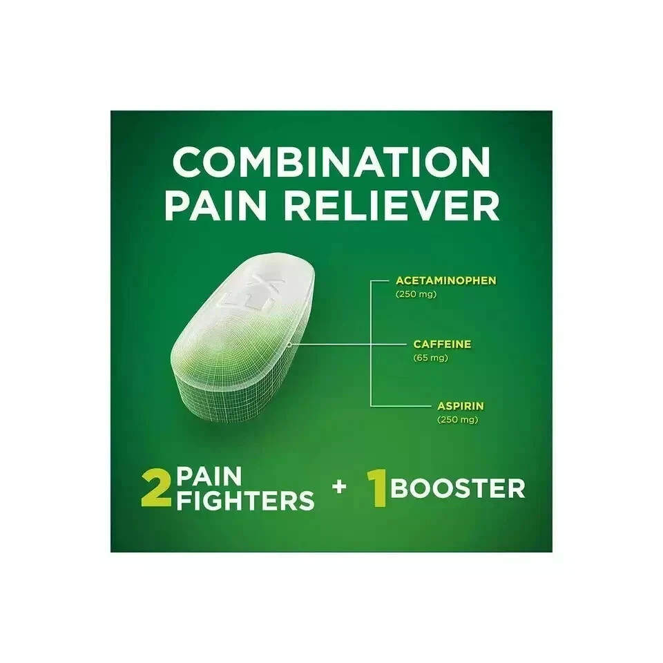 Excedrin Extra Strength Caplets, Pain Reliever Aid (250 mg., 300 ct ...