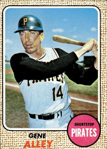 Gene Alley 1968 Topps #53 Pittsburgh Pirates | eBay