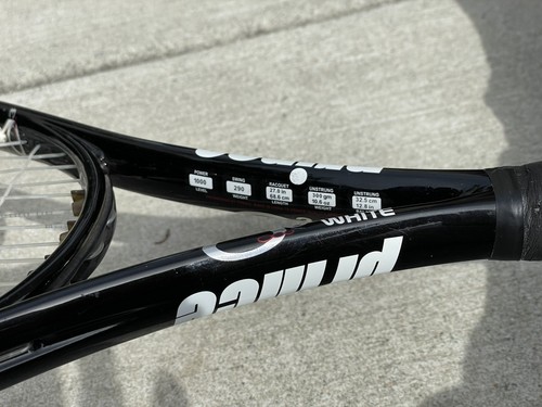 Prince O3 White midplus 100sq 16x19 tennis racket 4 3/8 | eBay