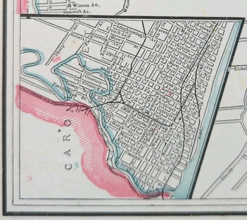 Vintage 1900 ST LOUIS MISSOURI Map 11"x14" ~ Old Antique Original ...
