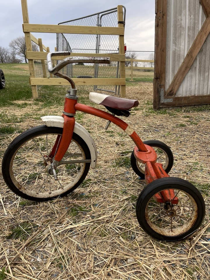Vintage Happy Time By Sears And Roebuck Tricycle - Parts Or Project | eBay