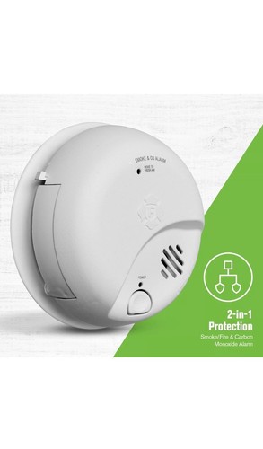 First Alert BRK SMICO100 Battery Smoke & Carbon Monoxide CO Detector 6 ...
