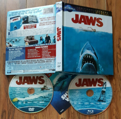 /640 Jaws 2-Disc Blu-ray & DVD Digibook Universal 100th Anniversary ...