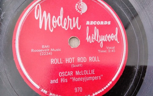 Oscar McLollie 78rpm Single 10-inch Modern Hollywood Records #970 Roll ...