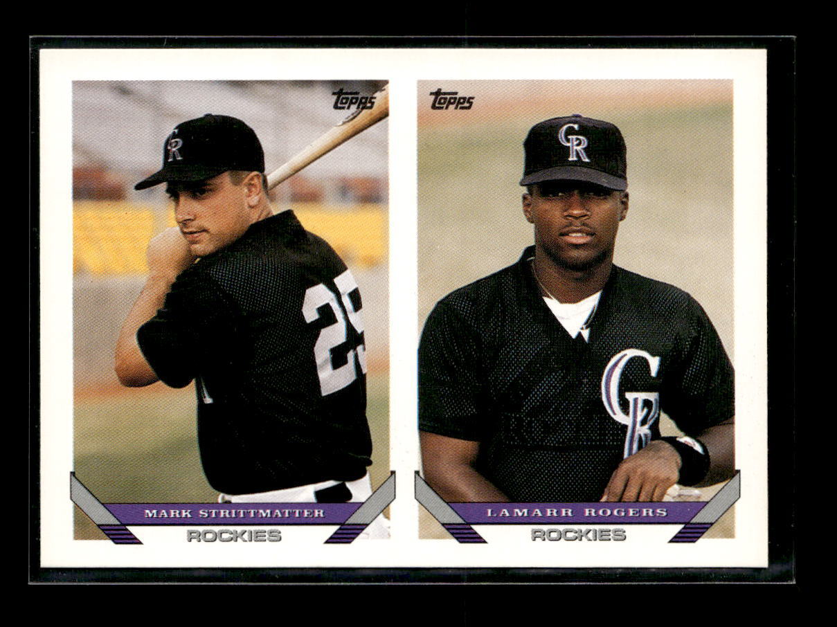 1993 Topps #746 Mark Strittmatter / Lamarr Rogers | eBay