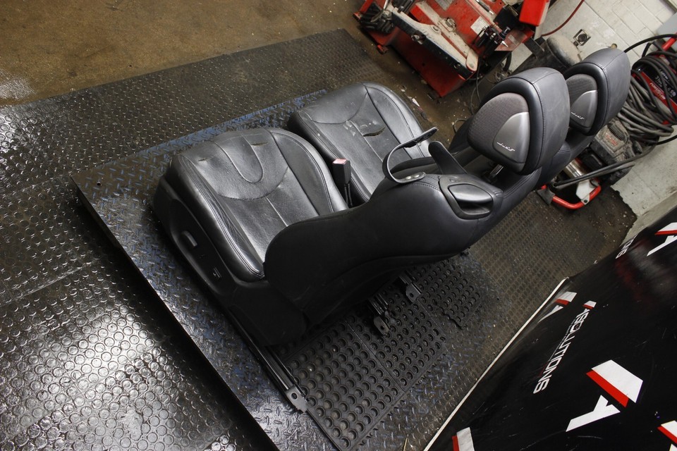 2009-2013 Infiniti G37 Convertible Seats Pair OEM Black Leather | eBay