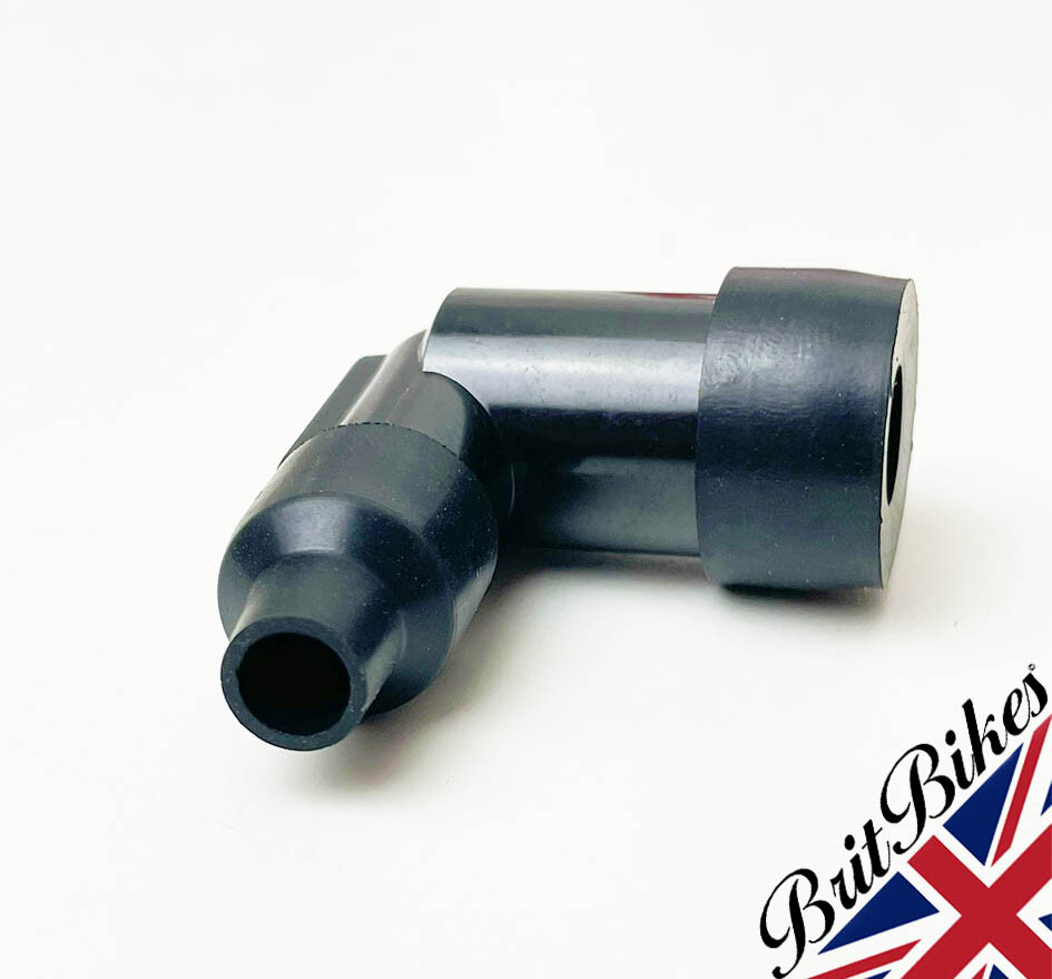 LUCAS LZFH BLACK SPARK PLUG CAP NON RESISTOR TYPE - BSA NORTON TRIUMPH ...