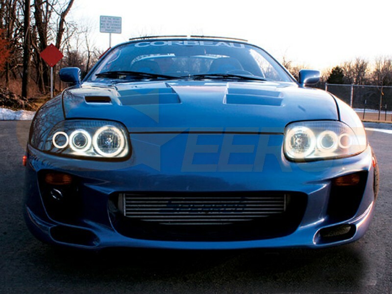 For Toyota Supra MKIV mk4 JZA80 Ultra bright COB Led Angel Eyes kit ...