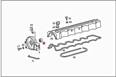 Genuine MERCEDES Shaft seal 0189977947 | eBay