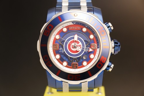 Invicta Men's MLB Chicago Cubs Watch 63mm Steel Black 42786 for sale ...