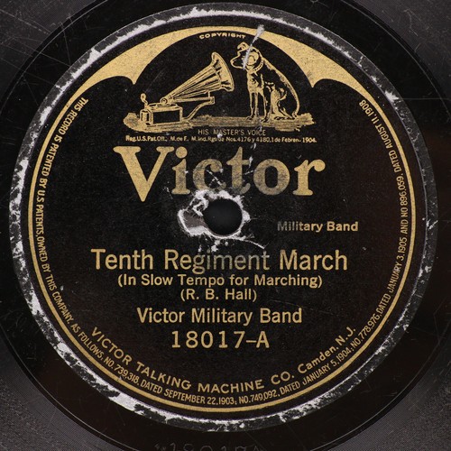 Victor Military Band – Tenth Regiment March 1918 10" 78 rpm Record ...