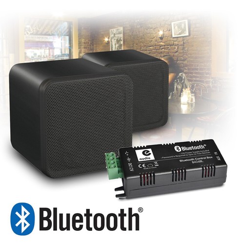 E-Audio B406A Mini Hi-Fi Bluetooth Speakers & Amplifier for Café ...