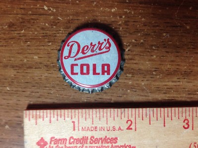 Vintage Derr's Cola Bottle Cap Derr's Brothers Boonville, IN | eBay
