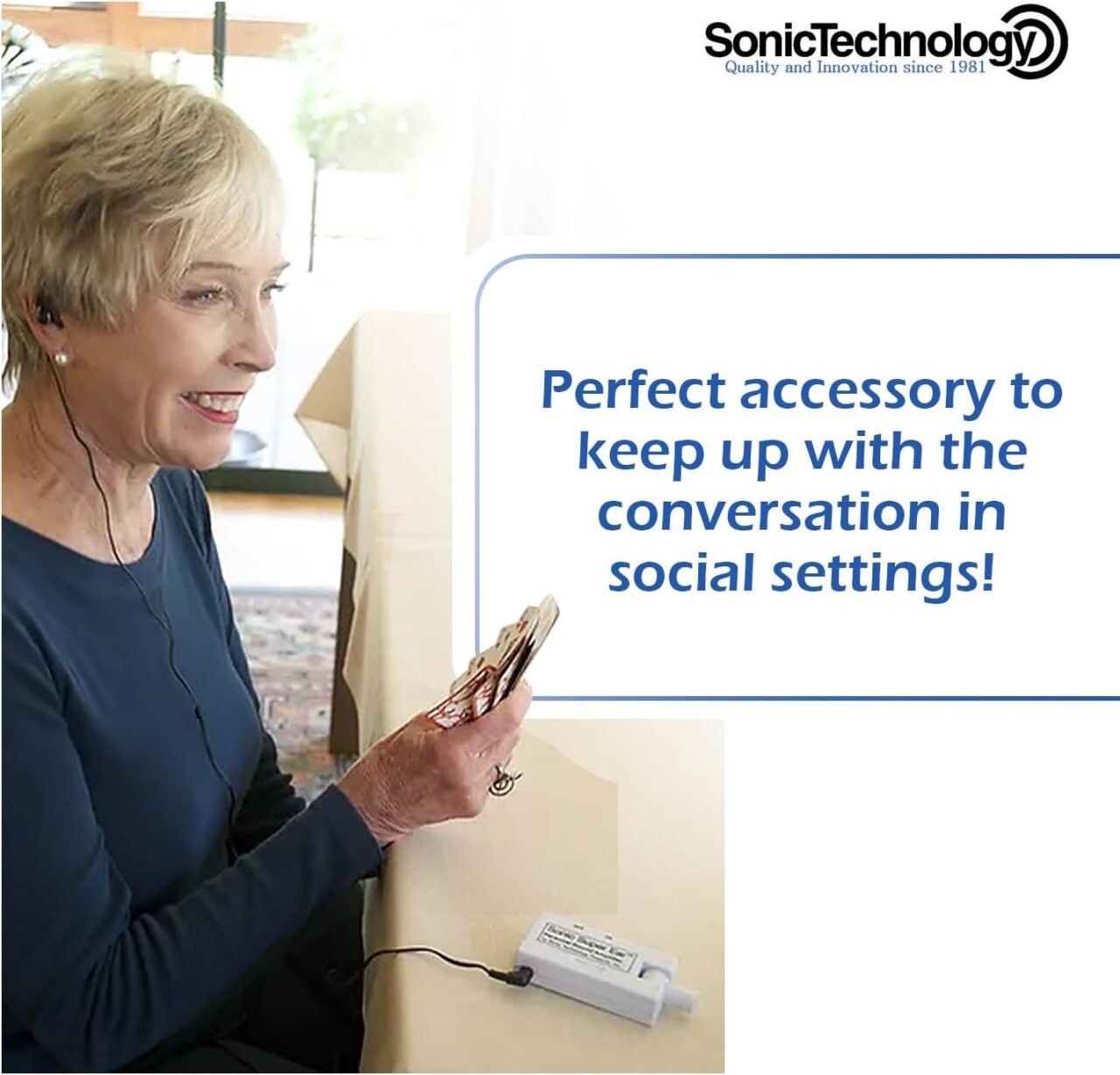 SuperEar Sonic Ear Personal Sound Amplifier Model SE5000 for sale ...