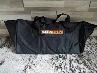 NEW Genuine Large Mouth WORX Nitro 18”L x 9”H x 8”W Zippered Black Tool ...