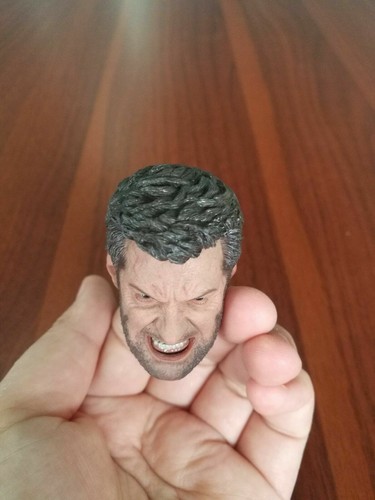 1/6 Scale Head Sculpt Angry Logan Wolverine Hugh Jackman for 12" Male ...
