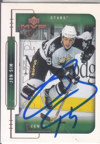 Jon Sim Autograph 96-97 BAP Stars Card Islanders - Penguins - Kings | eBay