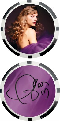 TAYLOR SWIFT - NOVELTY / POKER CHIP **SIGNED** | eBay
