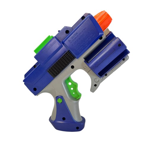 BLUE Nerf Crossfire Sidearm Pistol Dart Tag Gun Strikefire Blaster ...