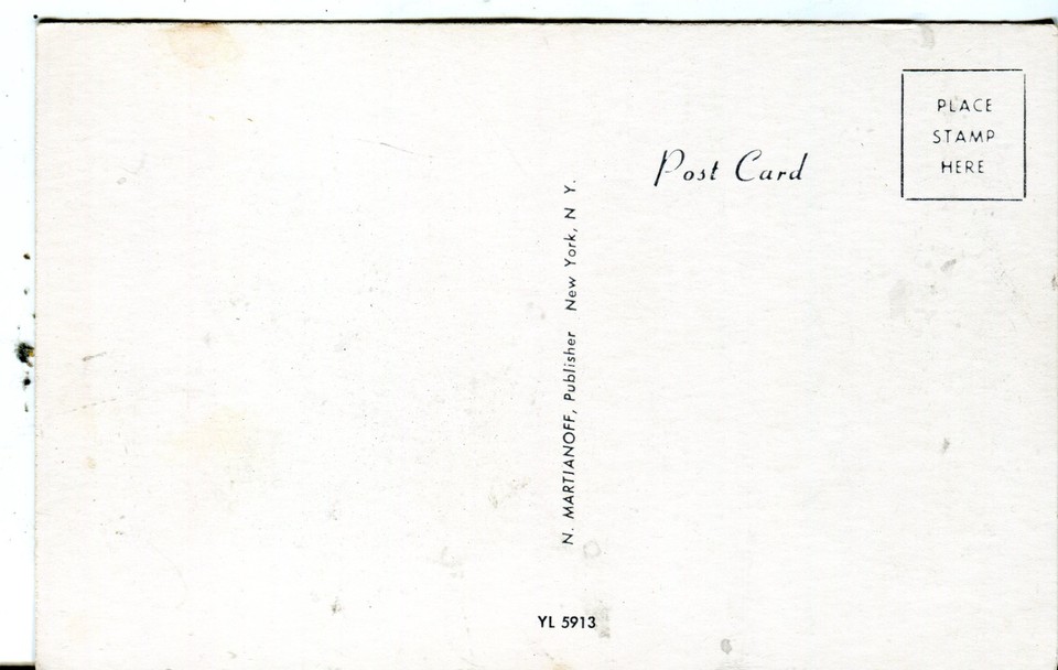 Russia Merry Christmas & New Year Yaremenko NYC NY USA published chrome ...