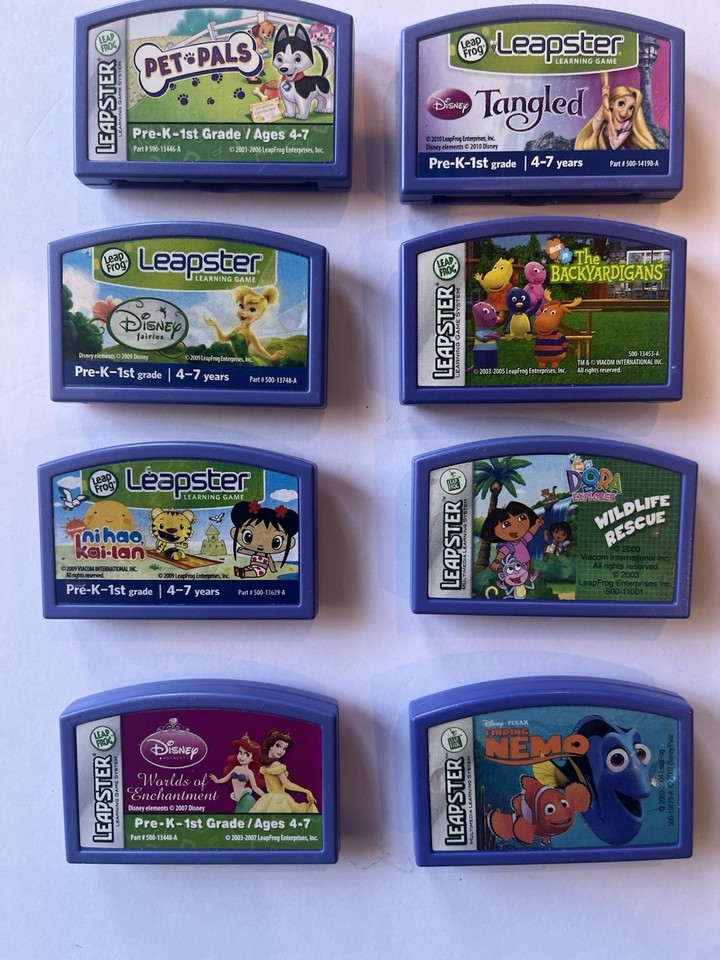 LeapFrog Leapster 20209 Learning Game System - Pink Edition With 8 ...