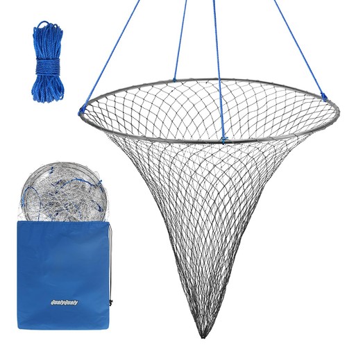 Bridge and Pier Fishing Net, Foldable Drop Net for Pier Fishing with ...