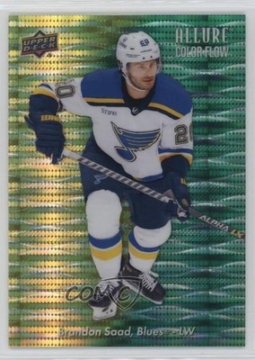 2023 Upper Deck Allure Color Flow Yellow Green Spectrum /99 Brandon ...