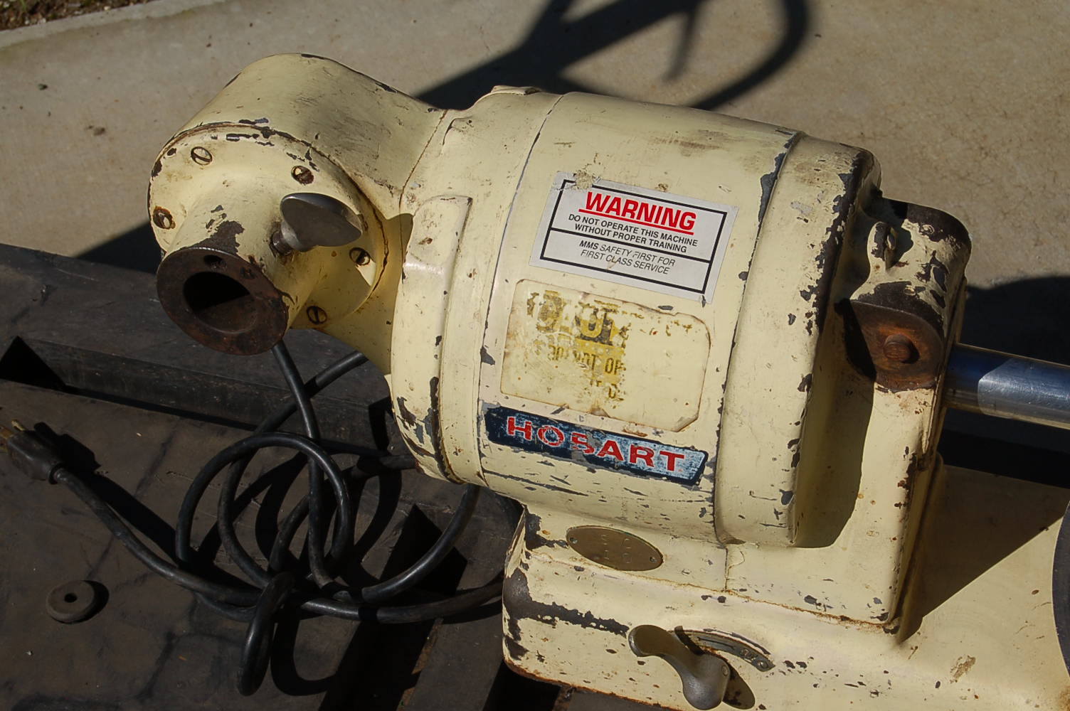 COMPLETE HOBART 84142 BUFFALO BBQ CHOPPER MEAT CUTTER PROCESSOR + Bowl ...