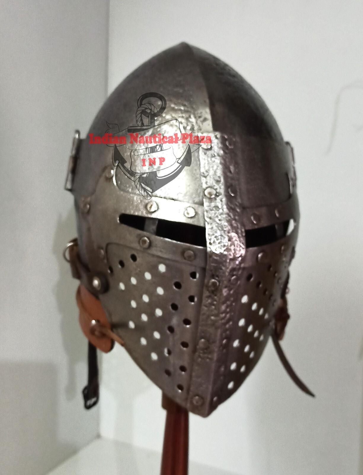 Medieval Bascinet Knight Helmet Armor Battle Medieval Replica Armor ...