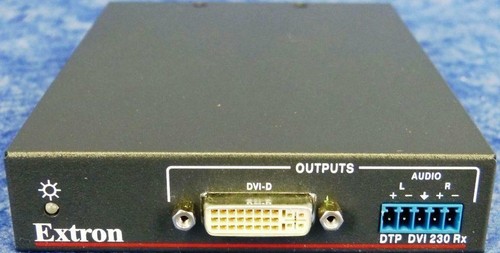 Extron DTP DVI 230 Tx-Rx Video/ Audio/ RS232 extender SET over twisted ...